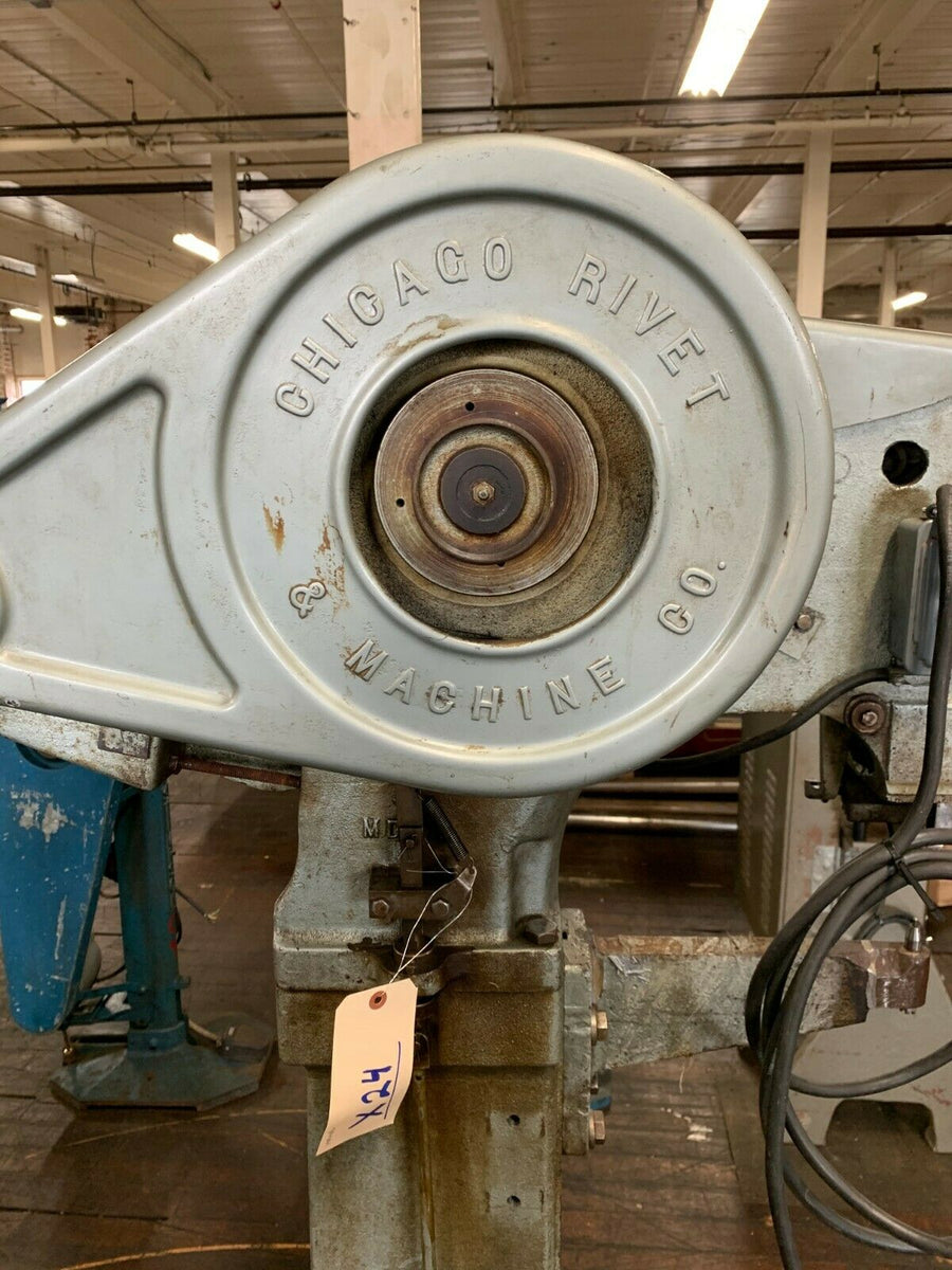Chicago Rivet & Machine Co. - Pedal Operated Auto Feed Rivet Machine ...